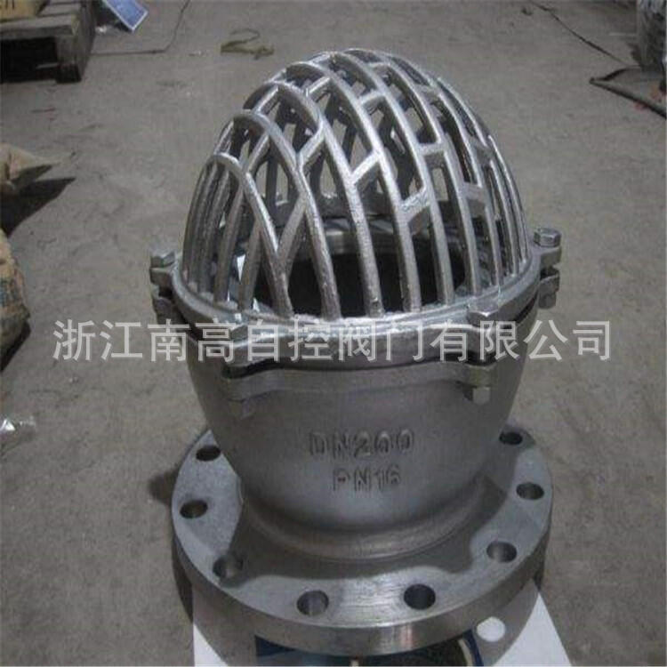 H42X-10 鑄鐵水泵底閥 DN100 法蘭底閥 單向閥止回閥 | 露天市集 | 全台最大的網路購物市集