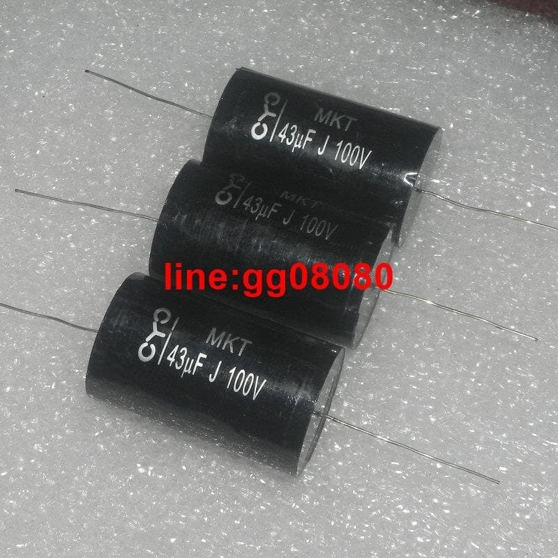 「超惠賣場」銅腳臺灣cyc MKT 100V43UF 436J 替40uf 重低音軸向分頻薄膜電容 | 露天市集 | 全台最大的網路購物市集