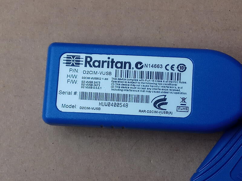 免運~Raritan/力登 D2CIM-VUSB KX II USB CIM KVM線/模組 YG15 | 露天市集 | 全台最大的網路購物市集
