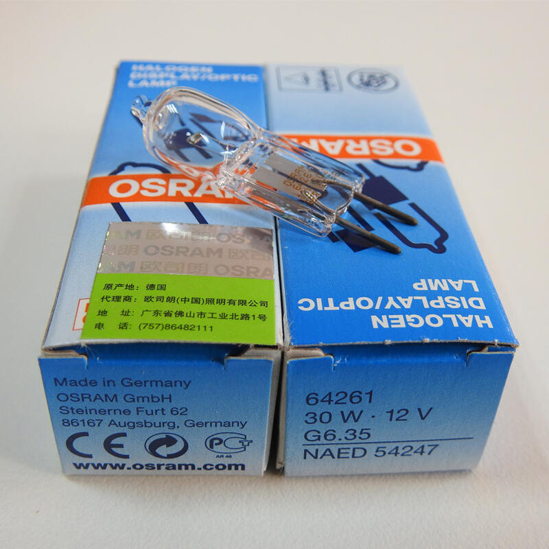 OSRaM歐司朗64261 12V30W G6.35裂隙燈顯微鏡鹵鎢燈珠燈泡54247 DP1213 | 露天市集 | 全台最大的網路購物市集