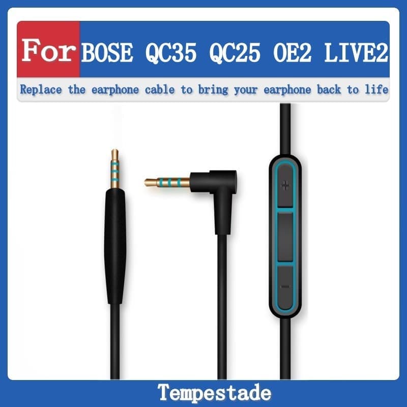 臺灣現貨適用於 bose qc25 QC35 OE2 LIVE2 Y50 Y40 耳機線 音頻線 頭 | 露天市集 | 全台最大的網路購物市集