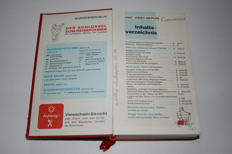 米其林進口 - 德國國家和w-berlin旅遊地圖書1973 | PChomeUSA 海外代購