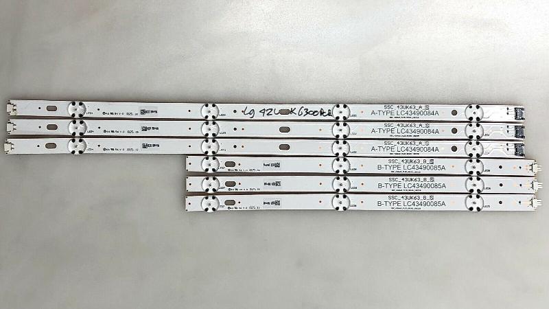 lg ssc_43uk63 led背光 6條 用於43uk6300pue | PChomeUSA 海外代購
