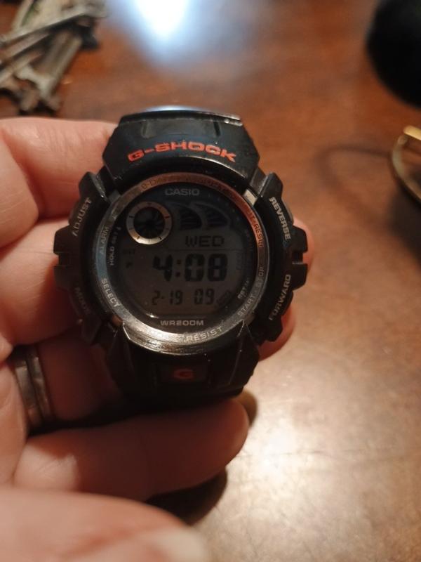 卡西歐 g-shock 3232 dw-9052 石英數位黑色和紅色 46mm 男士手錶 | PChomeUSA 海外代購