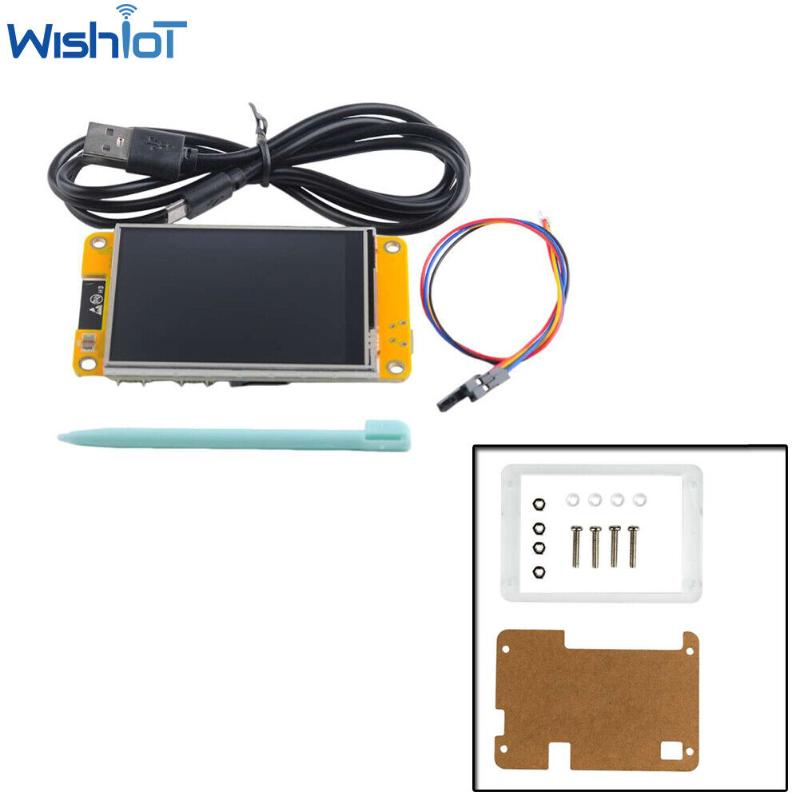 esp32-2432s028r 2.8吋 tft電阻式觸控螢幕顯示 黃色 bt + wifi 附保護殼 | PChomeUSA 海外代購
