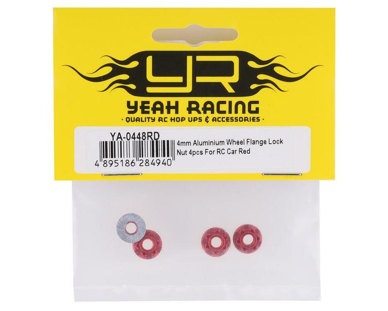 yeah racing 4mm鋁製鋸齒輪胎鎖螺母(4)(紅色) [is----0448rd] | PChomeUSA 海外代購
