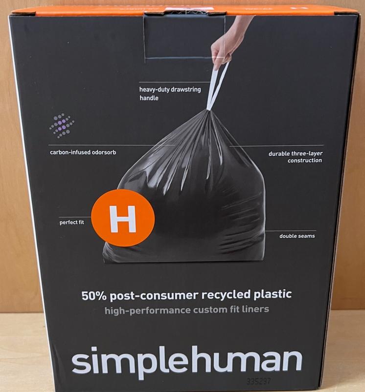 Simplehuman H Liners襯墊適用於30 35l罐8 9美國gal 2包20內襯 Pchomeusa 海外代購