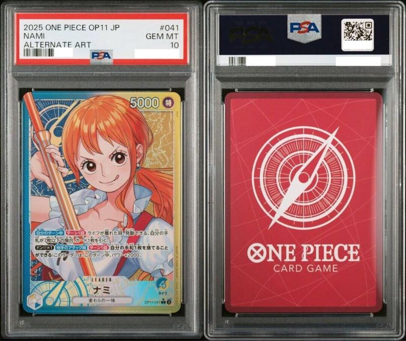 PSA 10 Nami L OP11-041 Parallel A Fist of Divine Speed ONE PIECE Card Japanese | PChomeUSA 海外代購