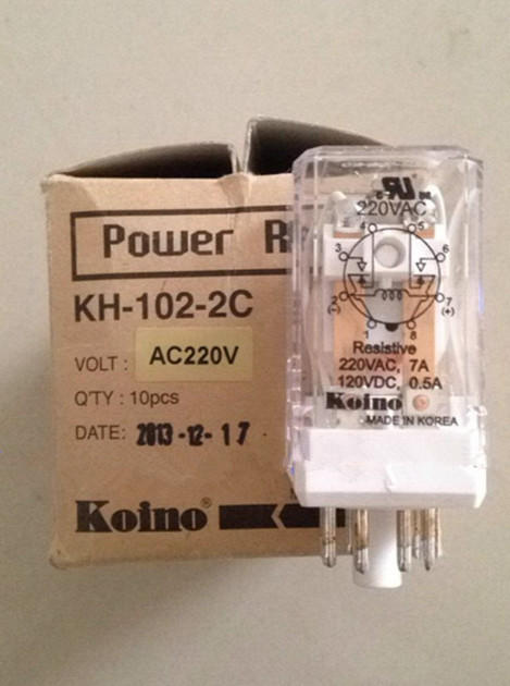 1件 全新適用於koino kh-102-2c繼電器 kh-102-2c-ac220v | PChomeUSA 海外代購