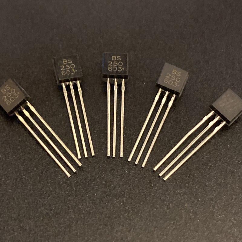 5pcs bs250 p-頻道mosfet to-92 全新,硬質到現貨,美國出貨 | PChomeUSA 海外代購