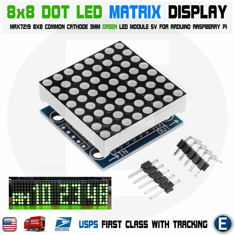 max7219綠點矩陣8x8 8 * 8 led顯示模塊arduino mcu diyraspberry pi | PChomeUSA 海外代購