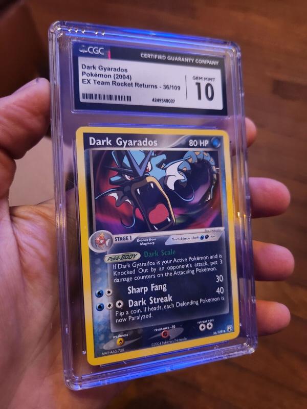 (pop 24) cgc 10 gem mint 寶可夢 暗黑暴鯉龍 36/109 ex team rocket歸具 | PChomeUSA 海外代購