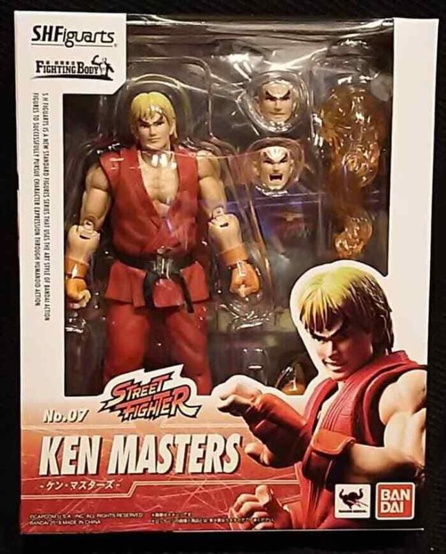 ken master street fighter s.h. figuarts shf vega 動作公仔 bandai 全新 ...
