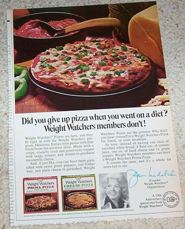 1973 print ad - 減肥者披薩餅乾 foods 辛辛那提 復古 vintage | PChomeUSA 海外代購