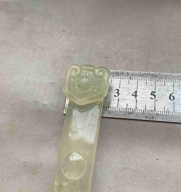 中國古董冰透明玉器如意桌裝飾手柄玉石收藏 | PChomeUSA 海外代購