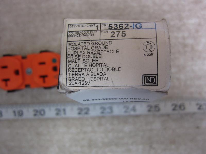 立維騰5362-ig 20a 125v電流級隔離接地插座5-20r,全新 | PChomeUSA 海外代購