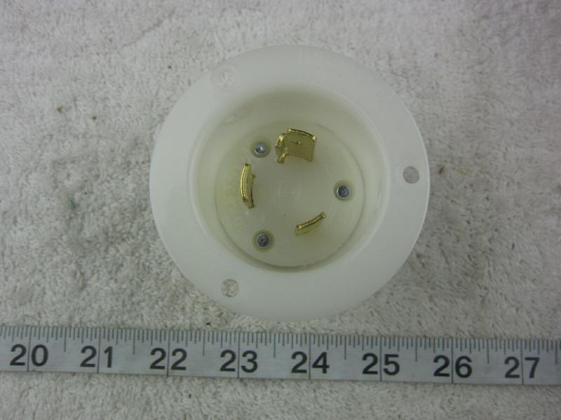 hubbell hbl 2625 30a 250v扭鎖式法蘭入口l6-30p,二手 | PChomeUSA 海外代購