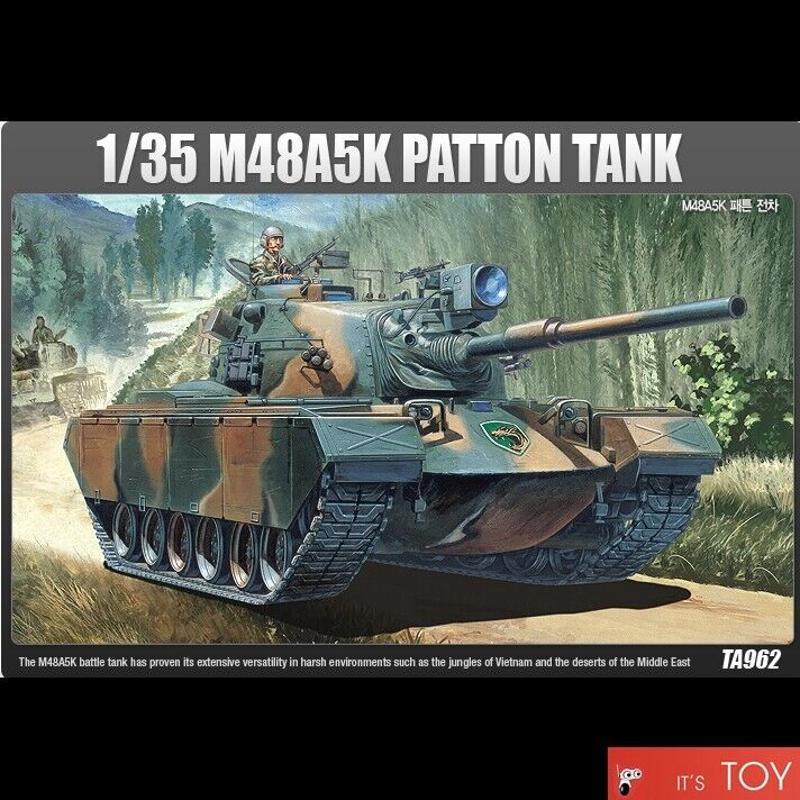 學院1/35 m48a5k巴頓 韓國軍隊戰鬥坦克塑膠模型套件 ta962 13245 | PChomeUSA 海外代購