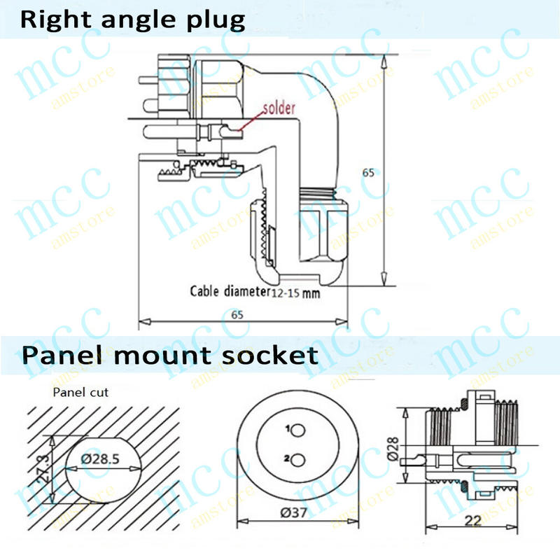 sd28 7pin 戶外防水連接器 ip67,25a航空連接器插頭插座 | PChomeUSA 海外代購