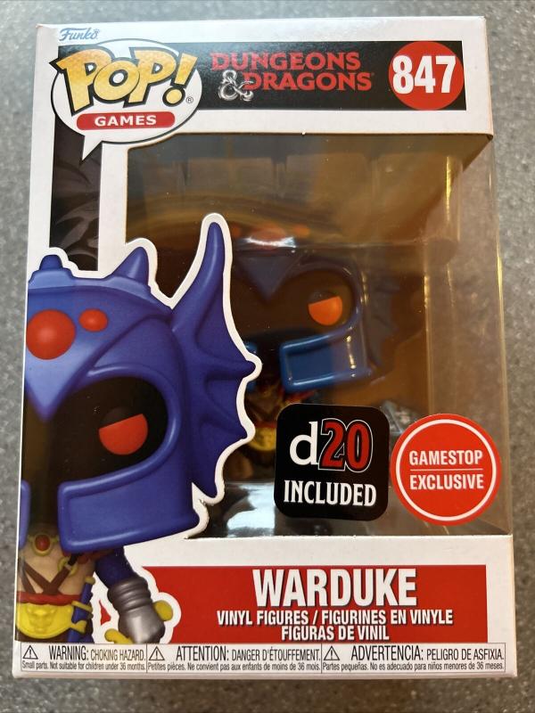 funko pop warduke 847 龍與地下城 遊戲獨家 附20面骰子 | PChomeUSA 海外代購