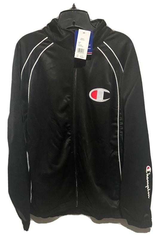 champion 男士黑色經編追蹤碼 全拉鍊外套 尺寸3xl 全新附吊牌 (夾克運行小) | PChomeUSA 海外代購