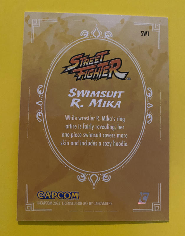 2023 capcom 卡普空 街頭系列 1 #sw1 r. 米卡 泳裝插入卡 | PChomeUSA 海外代購