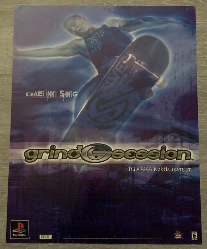 grind sessions ps2 2000影音玩偶印刷海報 廣告商店 稀有 二手 | PChomeUSA 海外代購