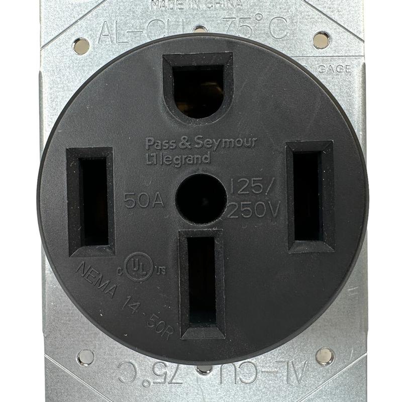 legrand pass&seymour range插座嵌入式黑色3894 50a 125 / 250v | PChomeUSA 海外代購