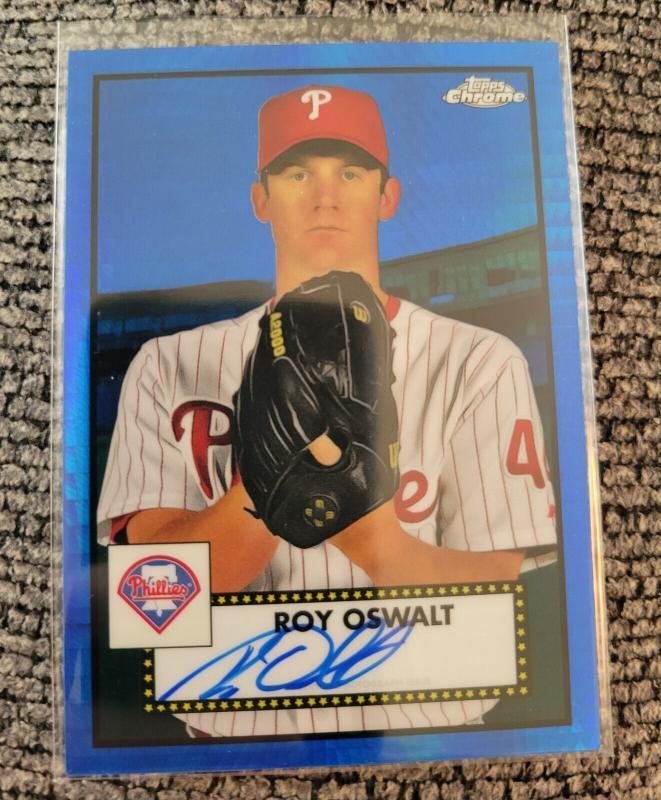 2021 topps chrome platinum周年紀念roy blue藍色自動#d/99費城人 | PChomeUSA 海外代購