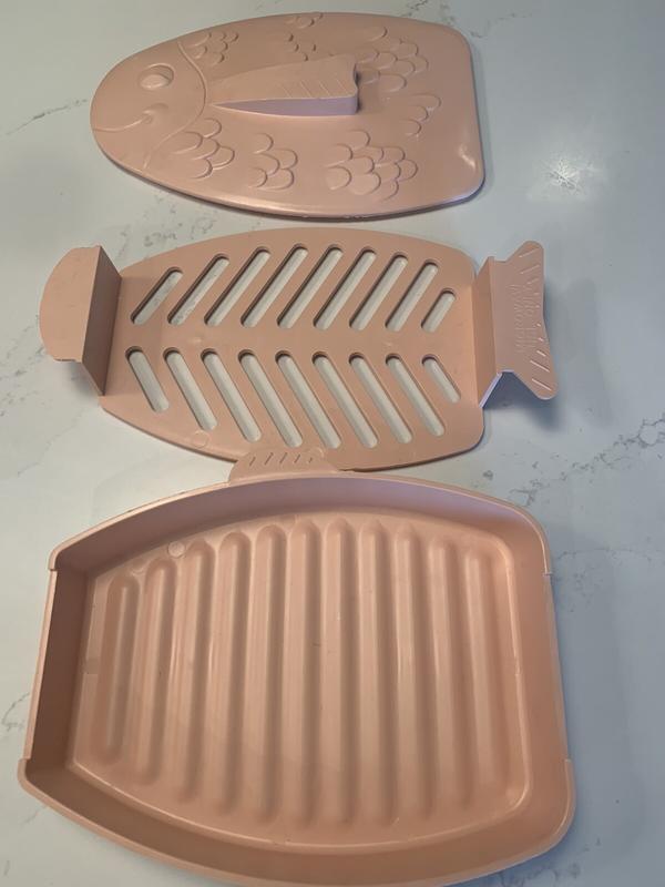 復古粉紅色ensar corp.微波爐魚電鍋蒸汽機(3件)美國製造 | PChomeUSA 海外代購