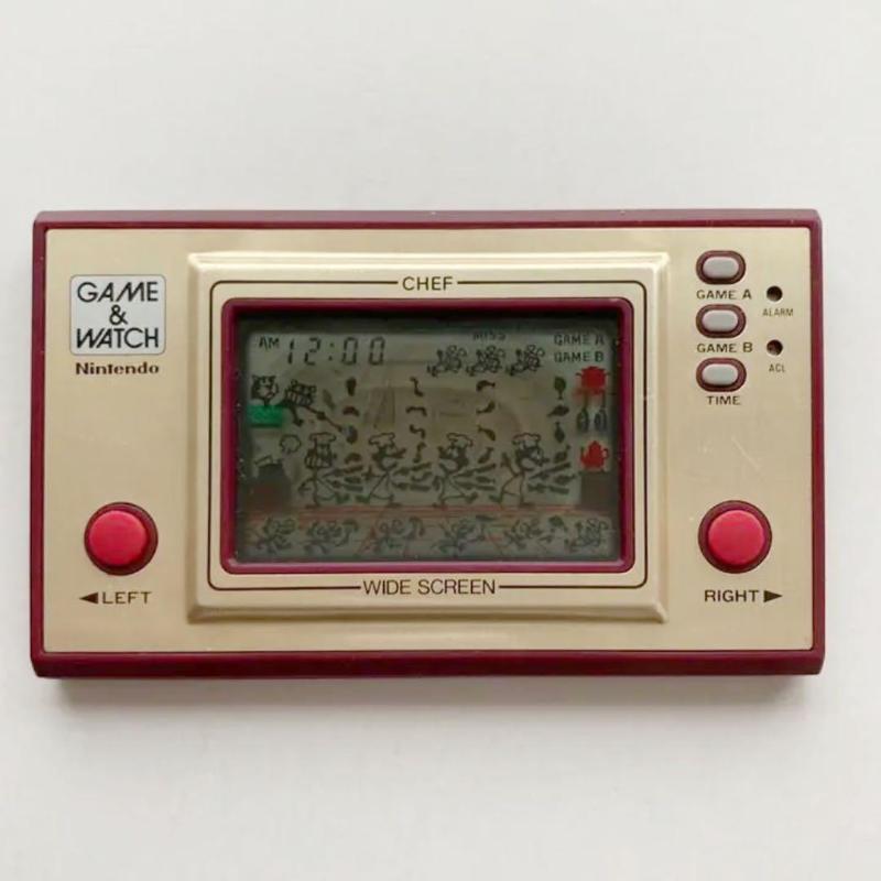 任天堂 game & watch chef fp-24 廣角 1981 復古遊戲機 手持已測試 | PChomeUSA 海外代購
