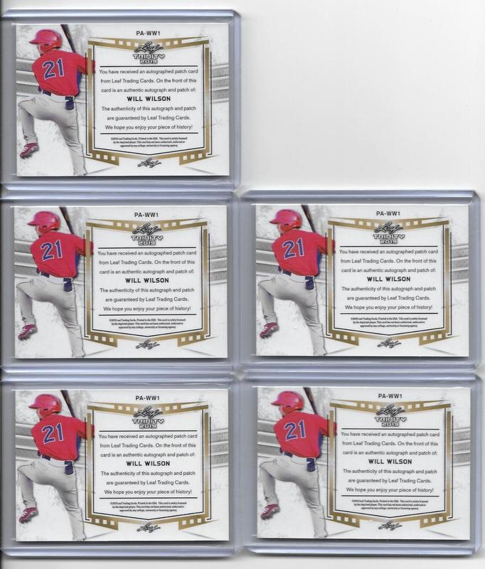 2019 葉三位一體will wilson prime logo 補丁 青銅箔 自動 rc大巨人 | PChomeUSA 海外代購