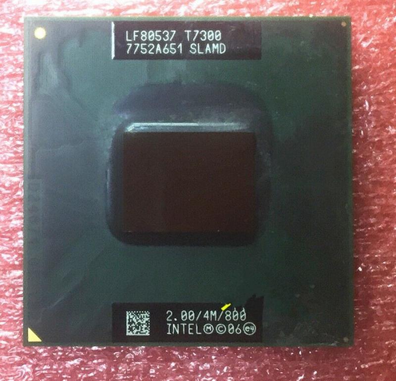 1件 t7300 intel core 2雙核心處理器 mp45 2ghz 4m 800mhz 插槽479 筆電 cpu處理器 ...