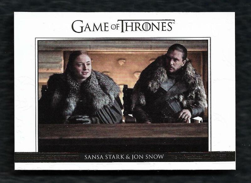 2020 權力遊戲 第8季關係 金色 dl64 jon snow & sansa #27/125 | PChomeUSA 海外代購