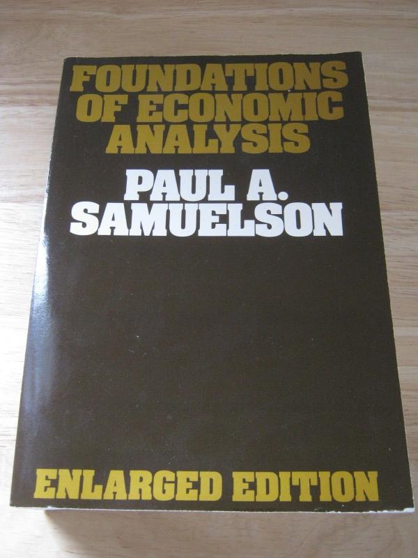 paul a. samuelson 擴大版 1983 sc的經濟分析基礎 | PChomeUSA 海外代購
