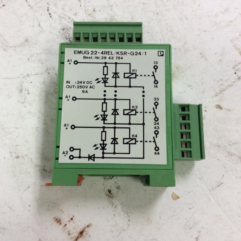 菲尼克斯電氣 emug 22-4bt/ksr-g 24/1 nr. 2943754 | PChomeUSA 海外代購