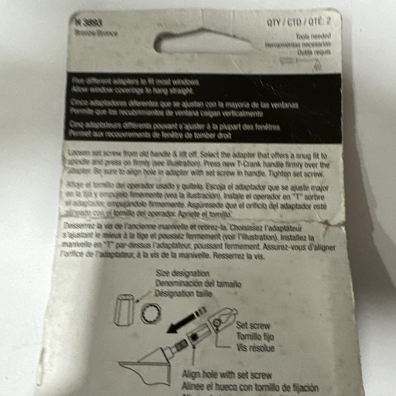 plpci / prime-line通用t-曲柄窗把手1包 - h 3893 | PChomeUSA 海外代購