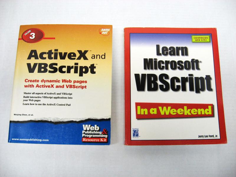 vbscript和activex編程書籍 - 2本書 | PChomeUSA 海外代購