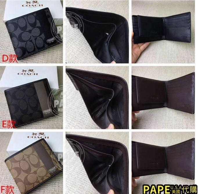 美國代購 COACH 74993 74586 74736 74634 74064 75005男短夾 皮夾 卡片夾 零錢夾 | 露天市集 | 全 ...