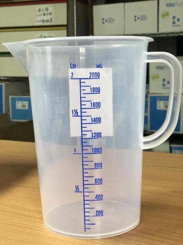 PP有柄量杯 PP塑膠量杯 塑膠有柄量杯 藍色刻畫300~5000ml | 露天市集 | 全台最大的網路購物市集