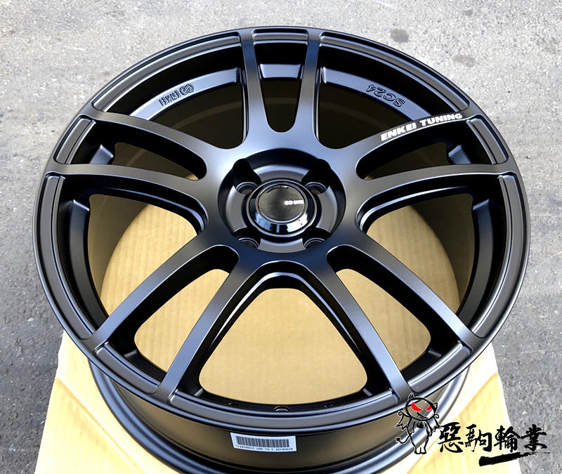 ENKEI SC24 17吋鋁圈 平光黑 4孔100 108 4孔114.3 5孔100 5孔108 112 114.3 | 露天市集 | 全 ...