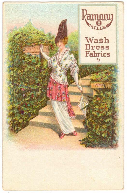 明信片美國chromolith 1914 ramony米爾斯裝扮面料 | PChomeUSA 海外代購