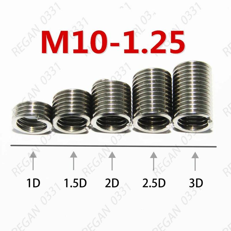 M7 M8 M10 Helicoil Thread Insert Wire Insert Thread Repair Metric fine ...