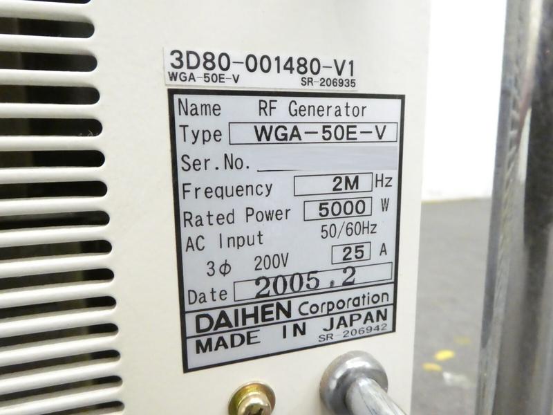 daihen wga-50e-v rf / dc生成器堆疊 tel 3d80-001480-v1 未改機備用 | PChomeUSA 海外代購