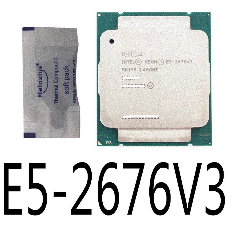 intel xeon e5-2676 v3 2.4ghz 12核 30mb 120w sr1y5 lga2011-3處理器 ...