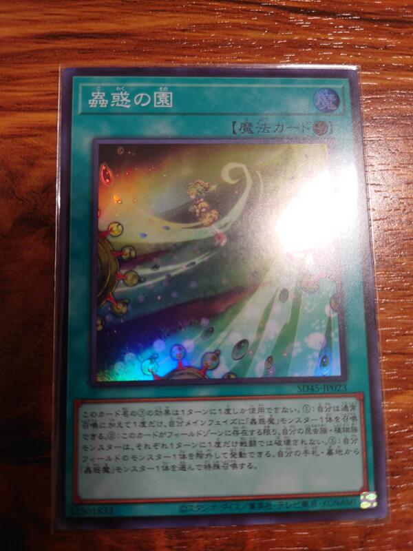 庫拉格の店 遊戲王 日紙 SD45-JP023 蟲惑之園 (亮面) | 露天市集 | 全台最大的網路購物市集