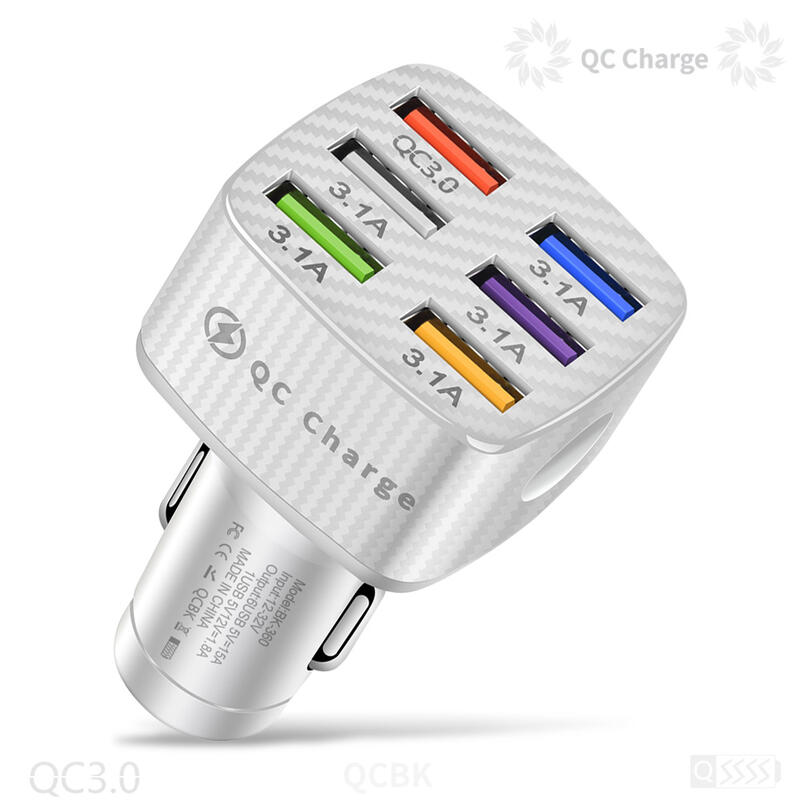 GB【台灣現貨】QC3.0快充充頭6USB充電器一拖六多USB口快充 | 露天市集 | 全台最大的網路購物市集