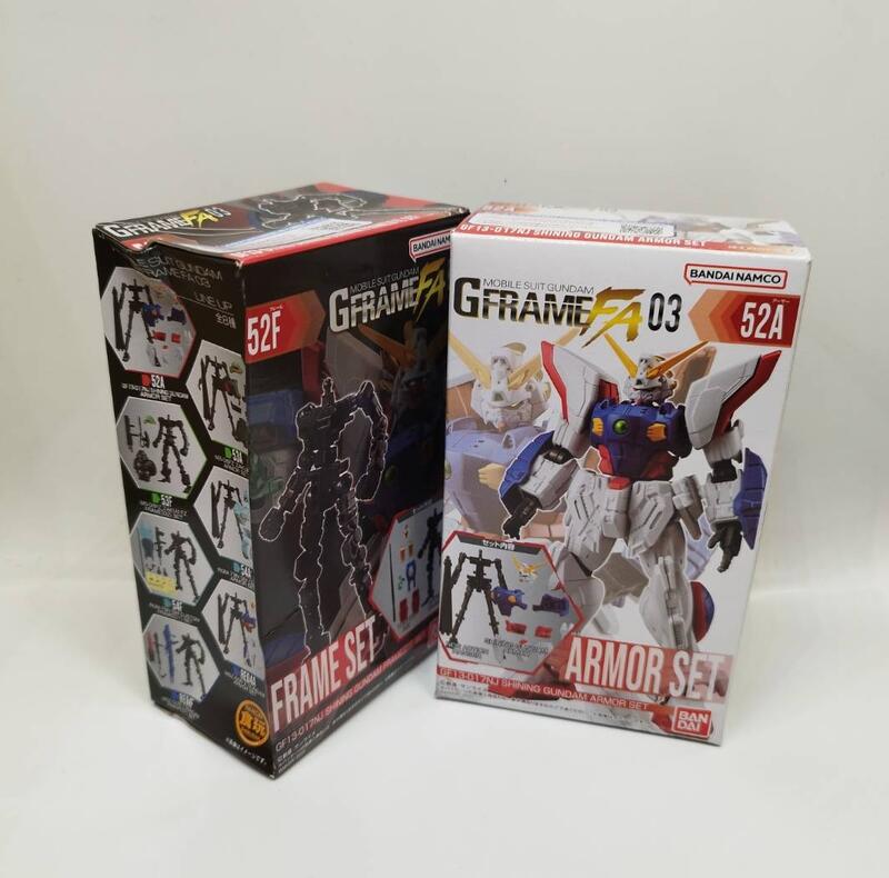 盒損 鋼彈 G FRAME FA 03 單售 52A+52F 閃光鋼彈 代理版 盒玩 雙骨架+武裝 | 露天市集 | 全台最大的網路購物市集