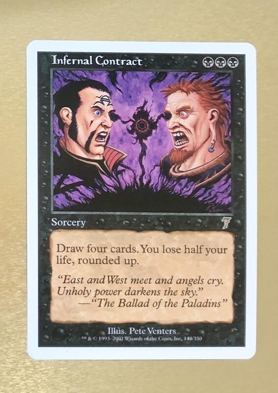 [魔法風雲會] MAGIC 7版 Infernal Contract 地獄的契約 英文 | 露天市集 | 全台最大的網路購物市集
