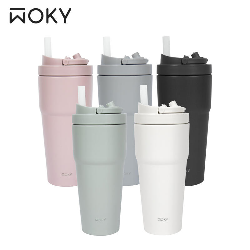 【PC24h購物】WOKY 沃廚 手提激凍輕芯鈦瓷易潔層保溫杯 750ml(2入組) RH100 | 露天市集 | 全台最大的網路購物市集